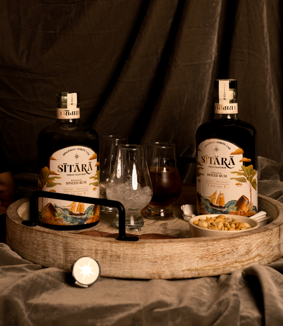 SPICED RUM – SĪTÄRĀ - INDIAN CRAFT RUM(SPACEMAN SPIRITS LAB PRIVATE ...