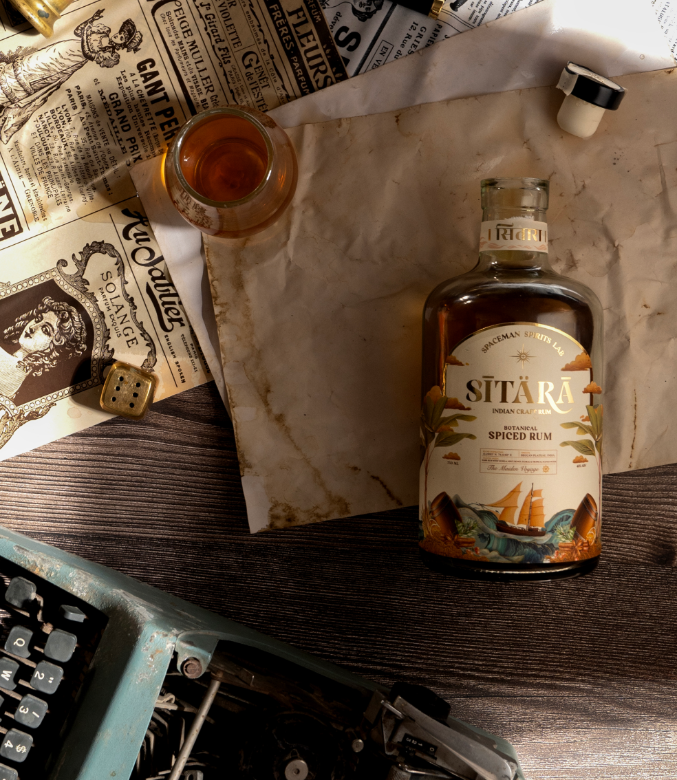 SPICED RUM – SĪTÄRĀ - INDIAN CRAFT RUM(SPACEMAN SPIRITS LAB PRIVATE ...